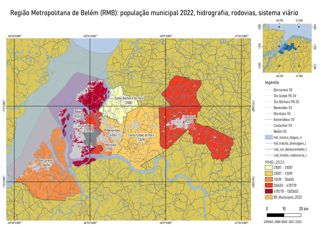 Censo 2022: Região Metropolitana de Belém conta com mais de 3 mil ...